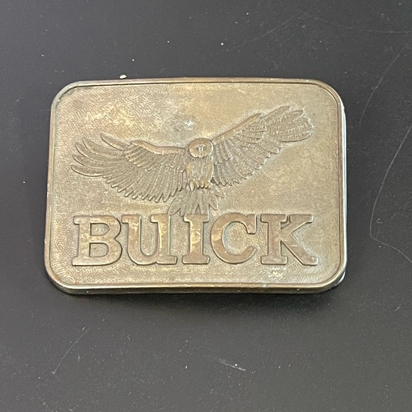 Accessories | Vintage Buick Hawk Brass Belt Buckle | Poshmark